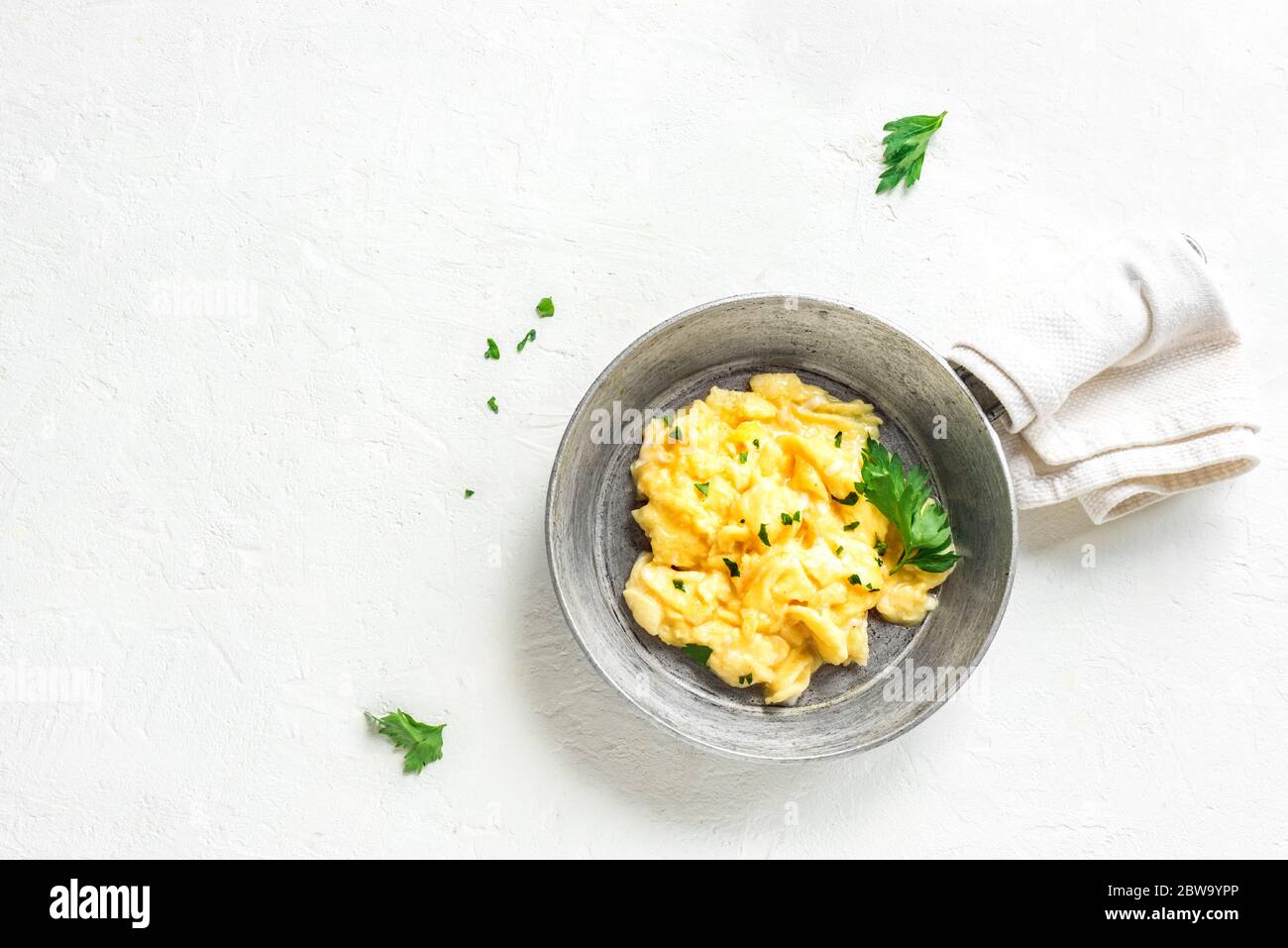 Meal of scrambled eggs hi-res stock photography and images - Alamy