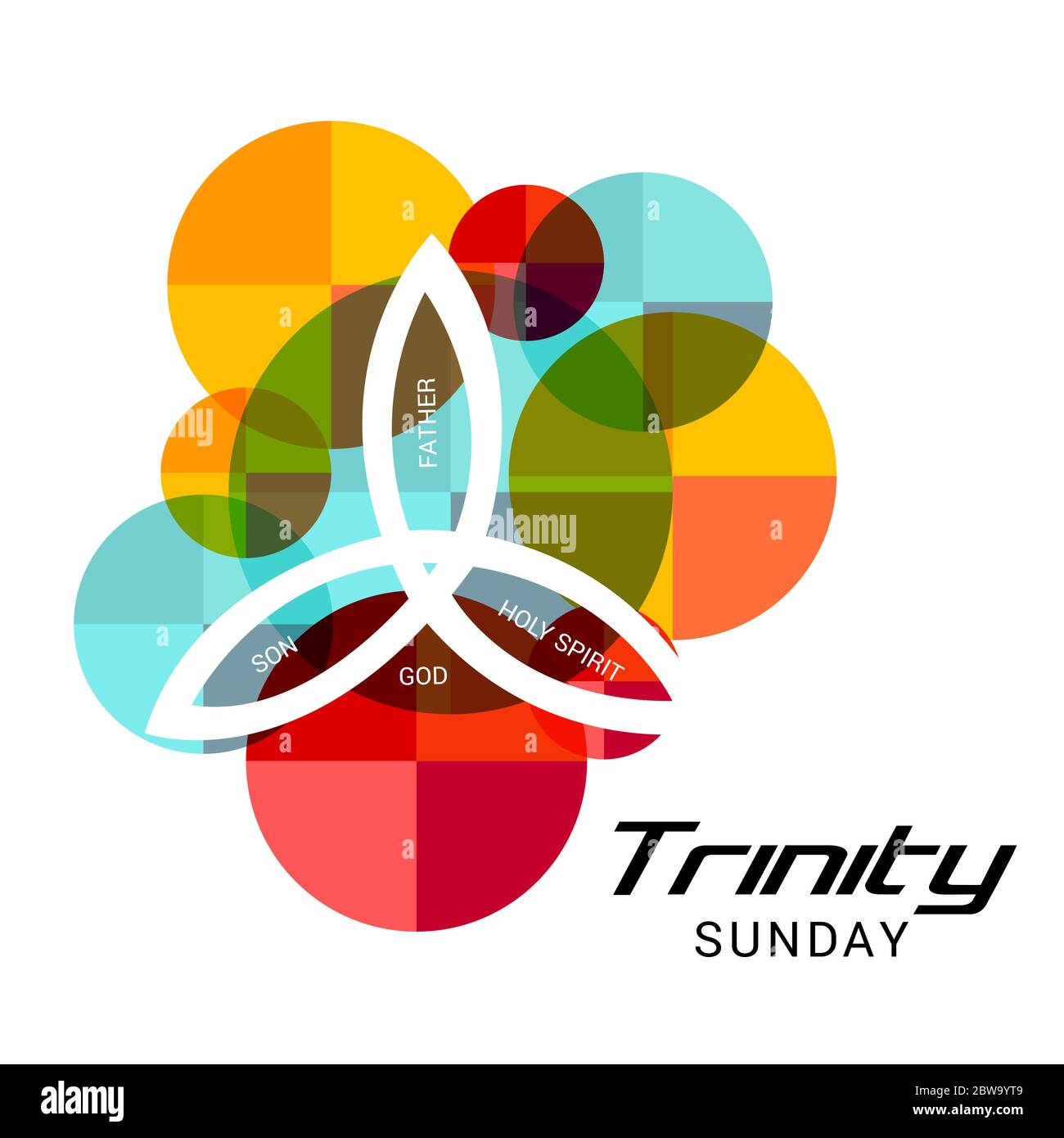 Trinity symbol catholic Cut Out Stock Images & Pictures - Alamy
