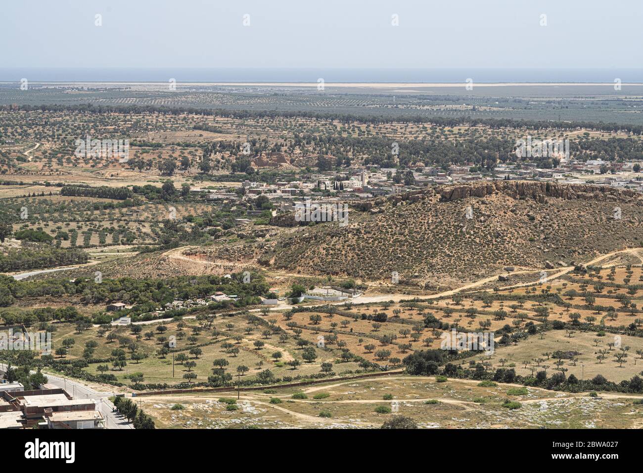 Welcome to tunisia : takrouna Stock Photo - Alamy