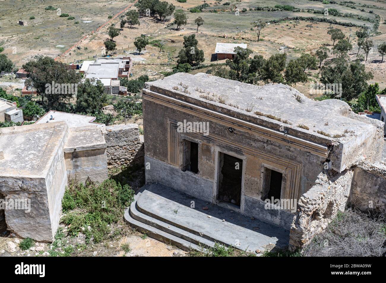 Welcome to tunisia : takrouna Stock Photo - Alamy