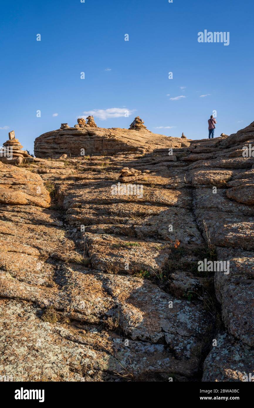 The spectacular granite-rock formations and Stacked Stones of Baga ...