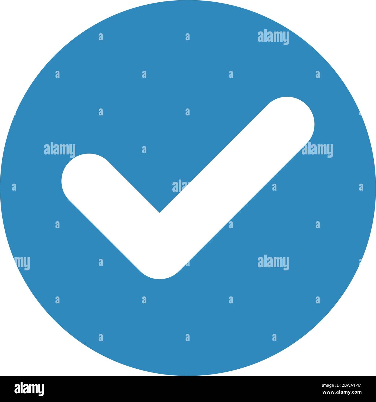 check mark inside frame circular, checklist icon Stock Vector Image ...