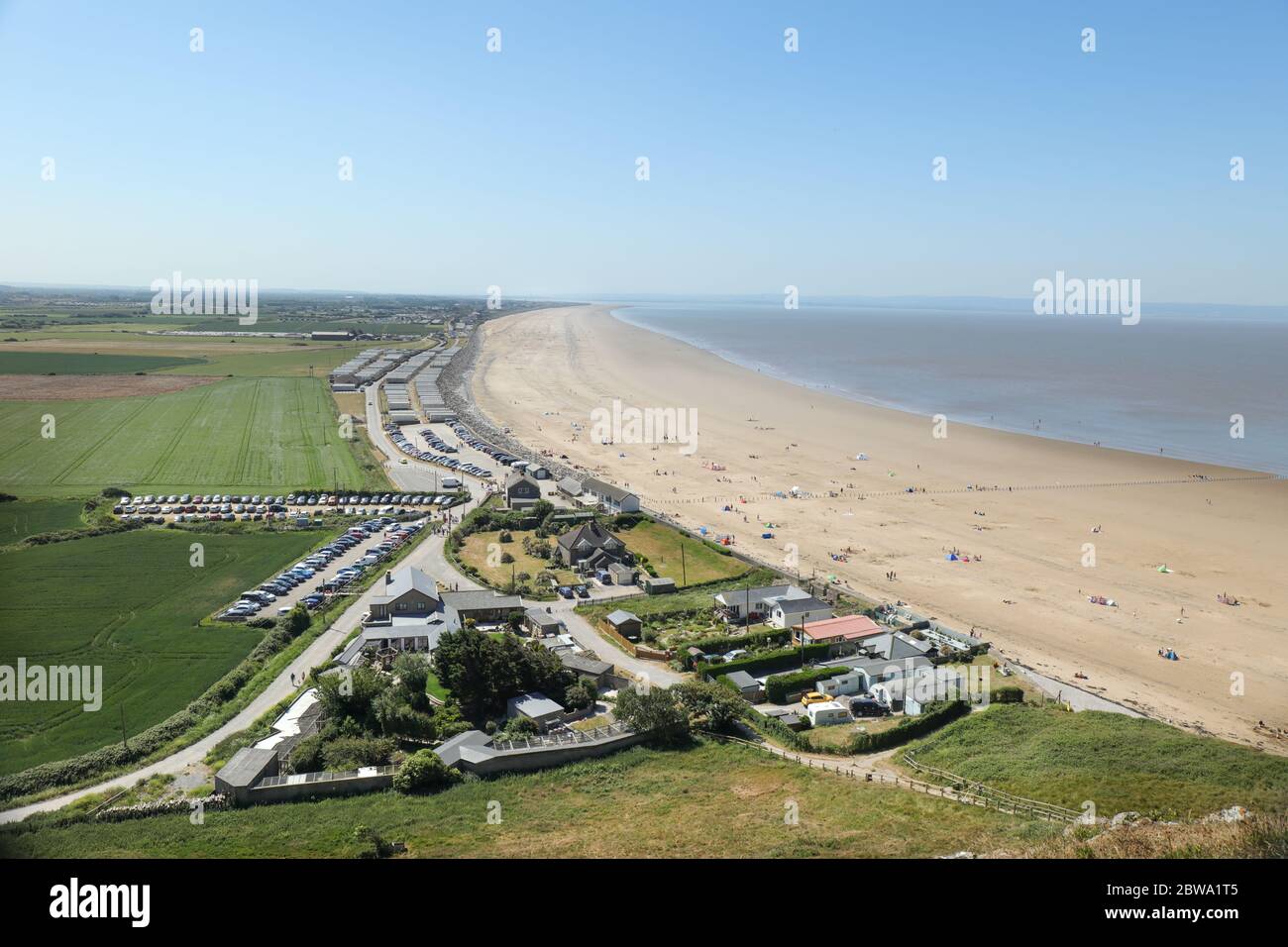 Beach brean down somerset england hi-res stock photography and images ...