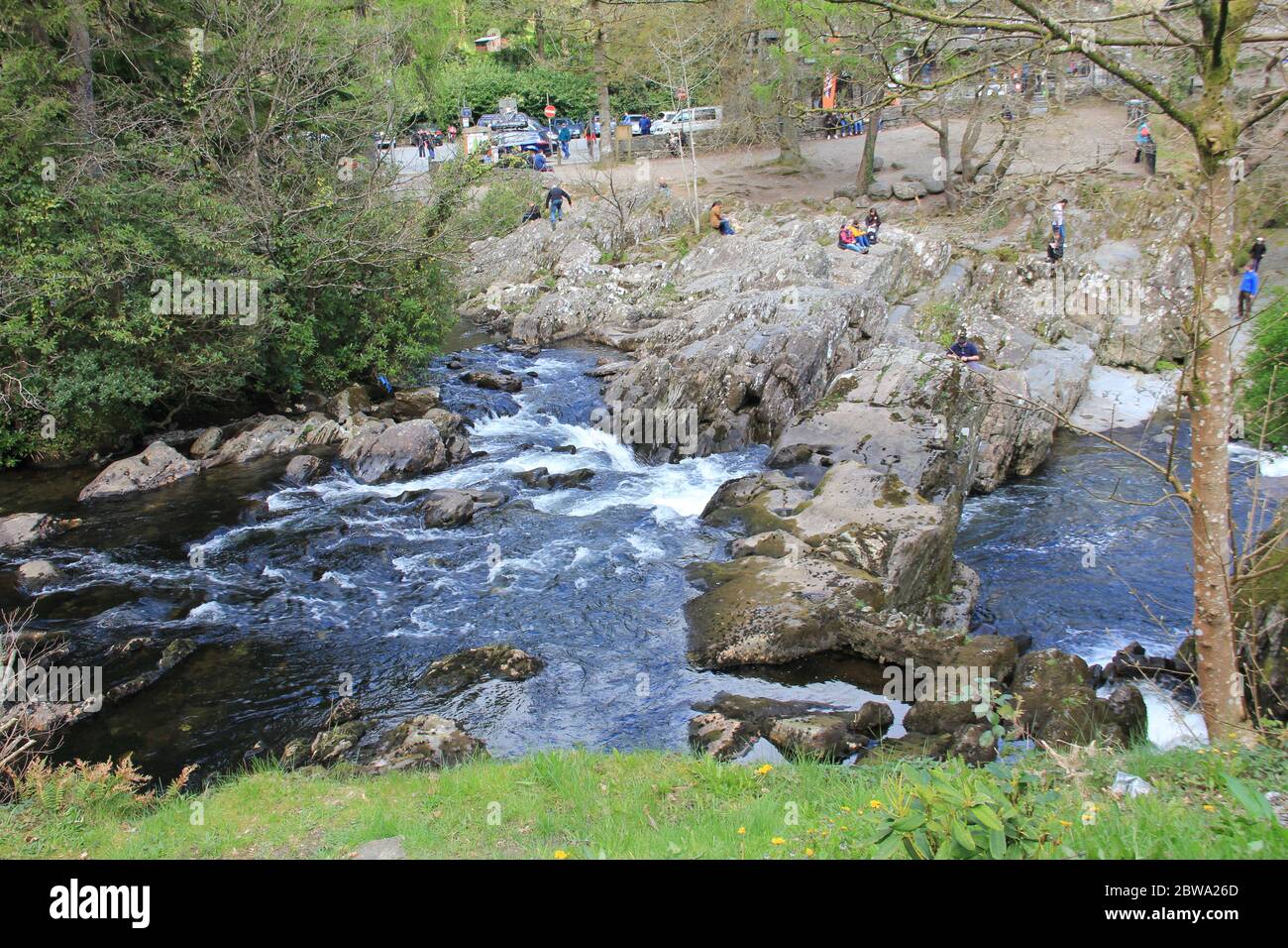 Betws-y-Coed in Snowdonia, North Wales. United Kingdom Stock Photo - Alamy