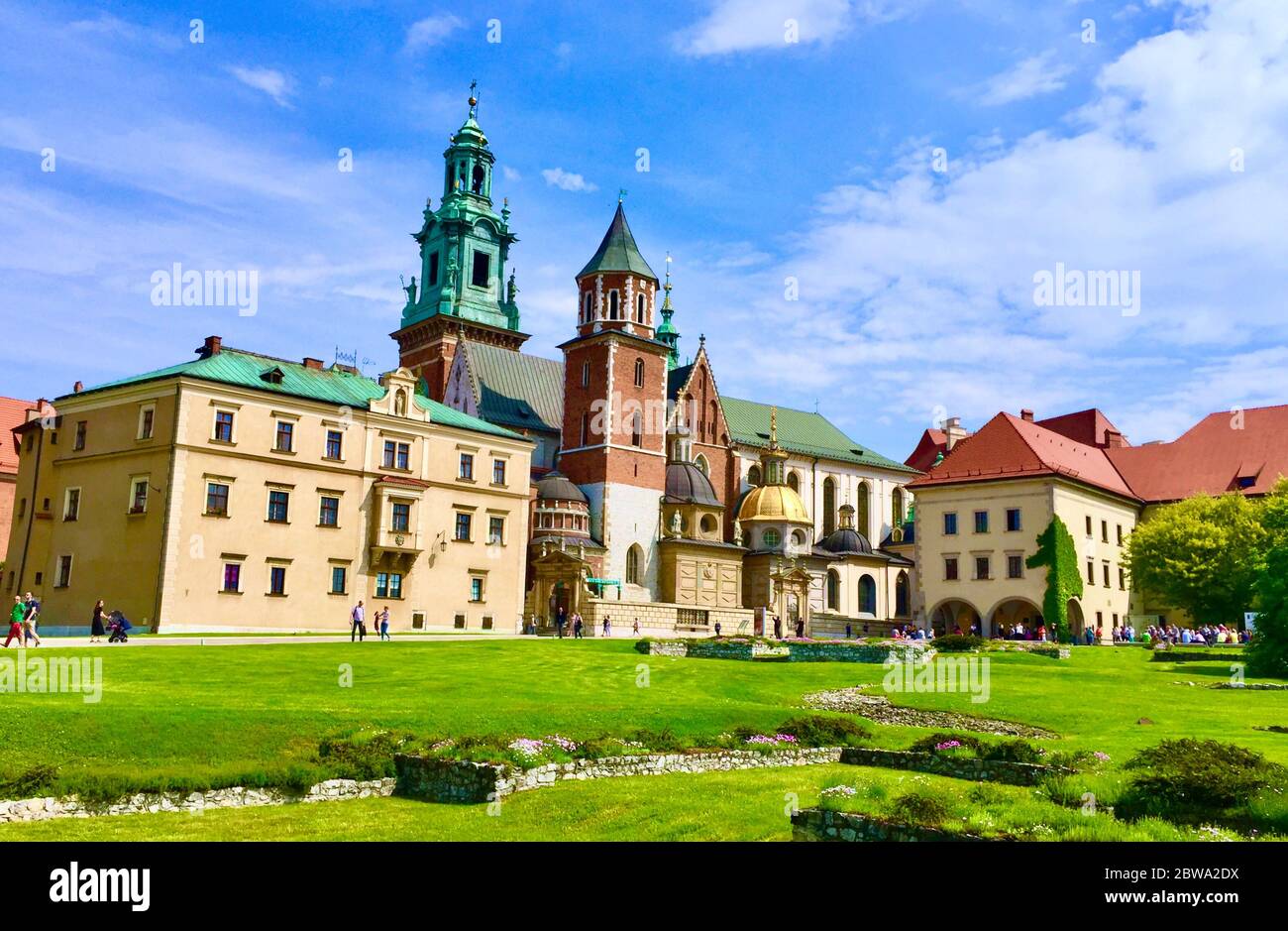 Wawel Castle, Krakow, Poland. The first UNESCO World Heritage Site in ...