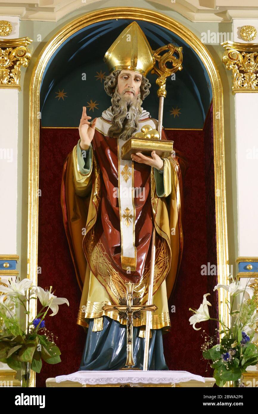 Saint nicholas altar in parish hi-res stock photography and images - Alamy