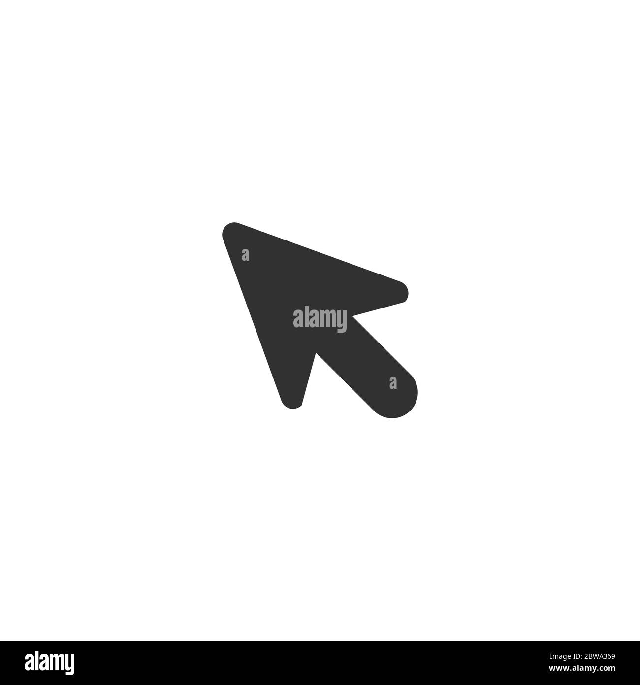 Mouse Arrow Cursor Icon Stock Vector Illustration Isolated On White