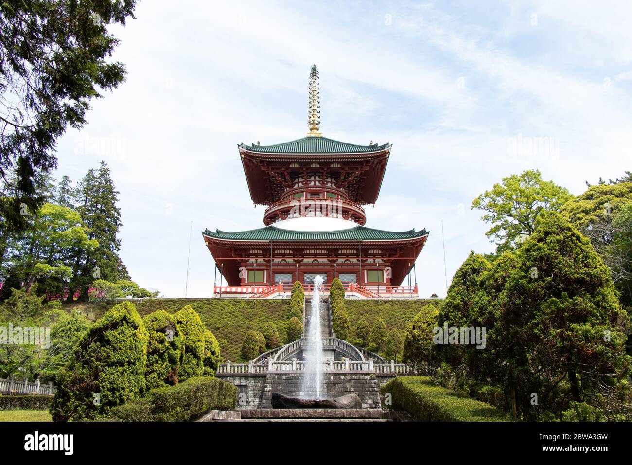 Narita, Japan - May 3, 2019 Great Peace Pagoda that is the building in ...