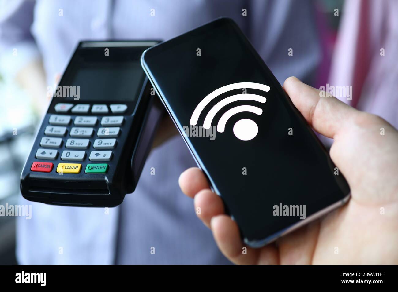 Portable payment terminal hi-res stock photography and images - Alamy