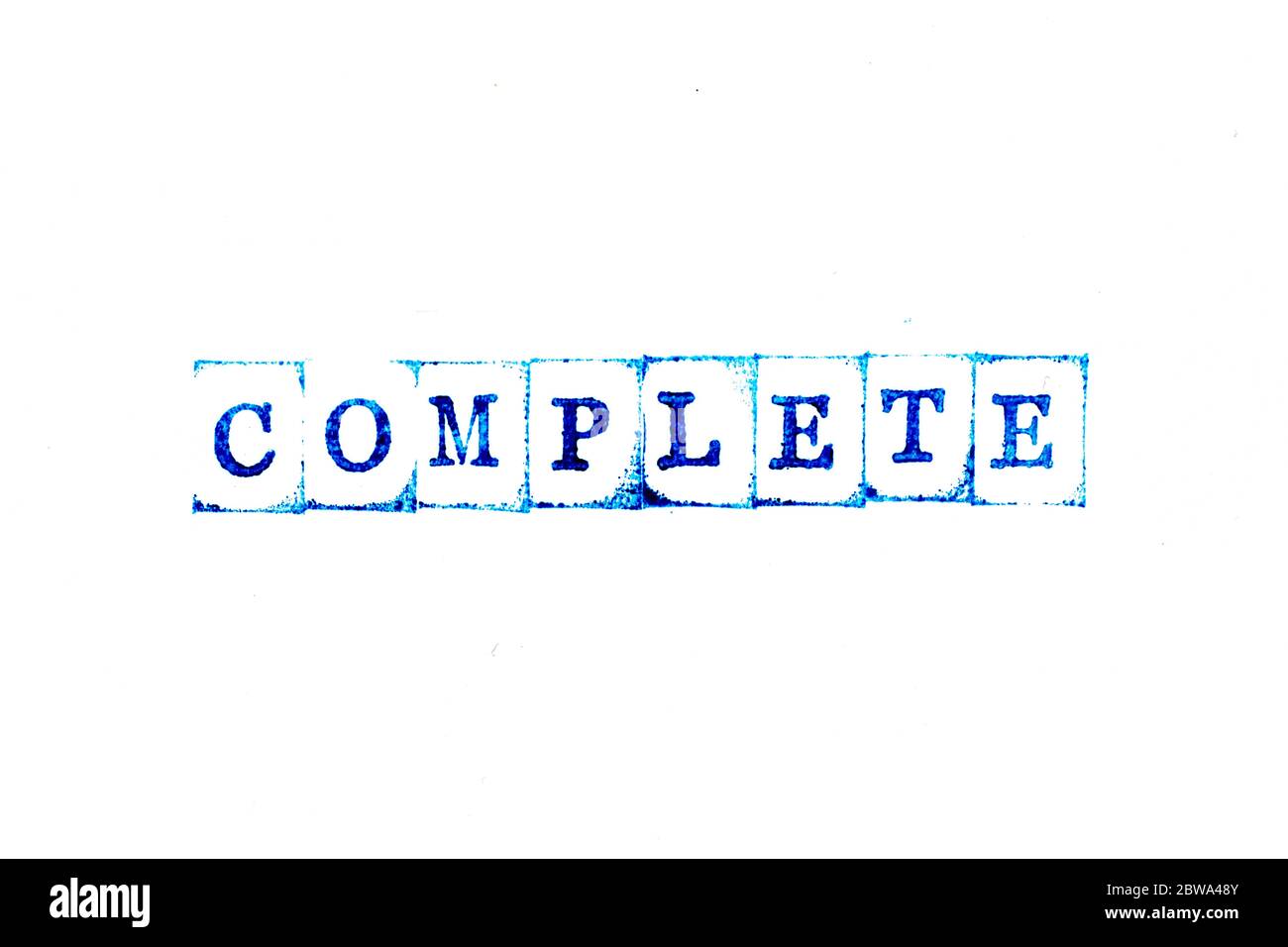 Paper check list with done stamp hi-res stock photography and images ...