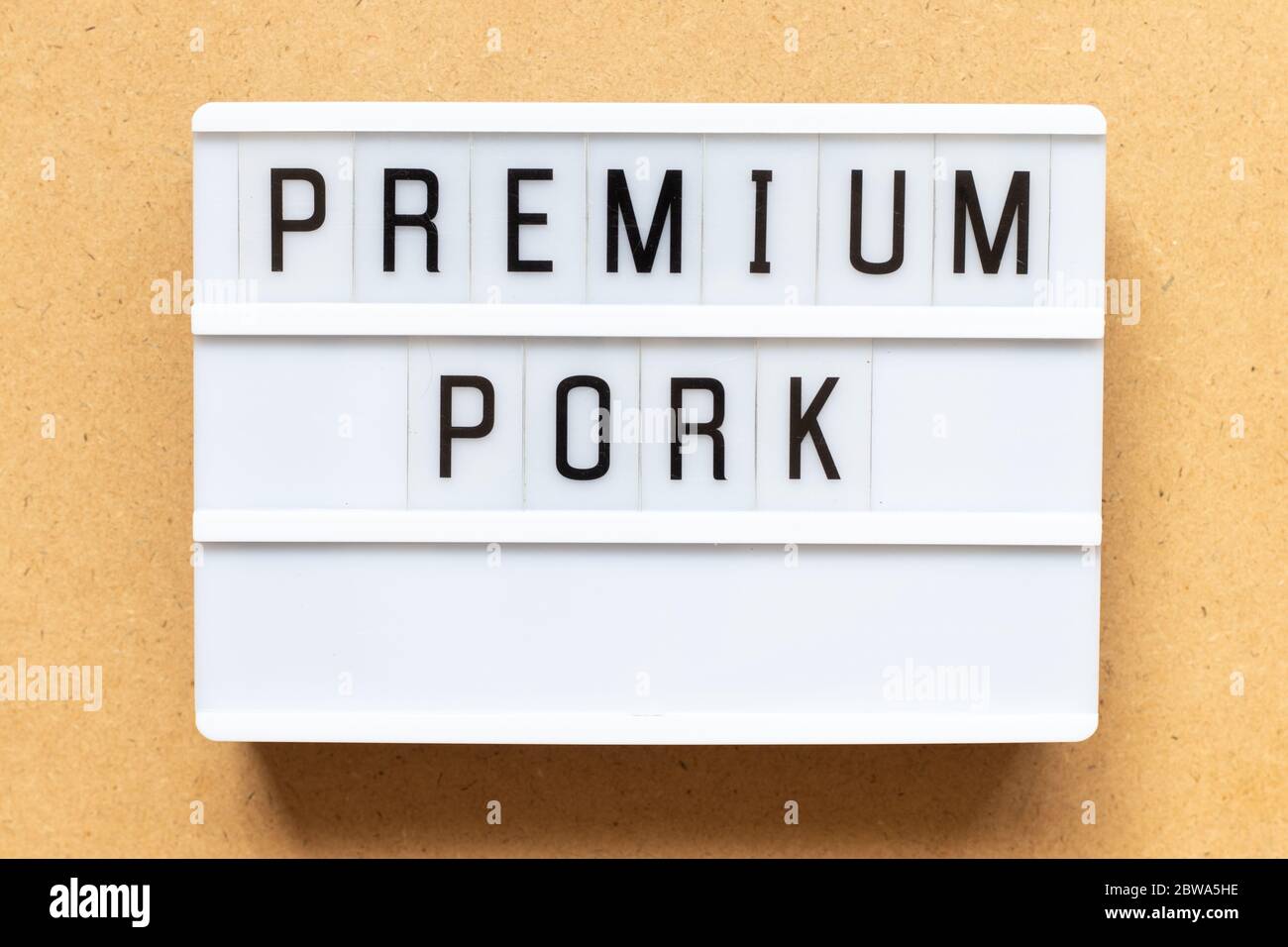Pork food label pig banner hi-res stock photography and images - Alamy