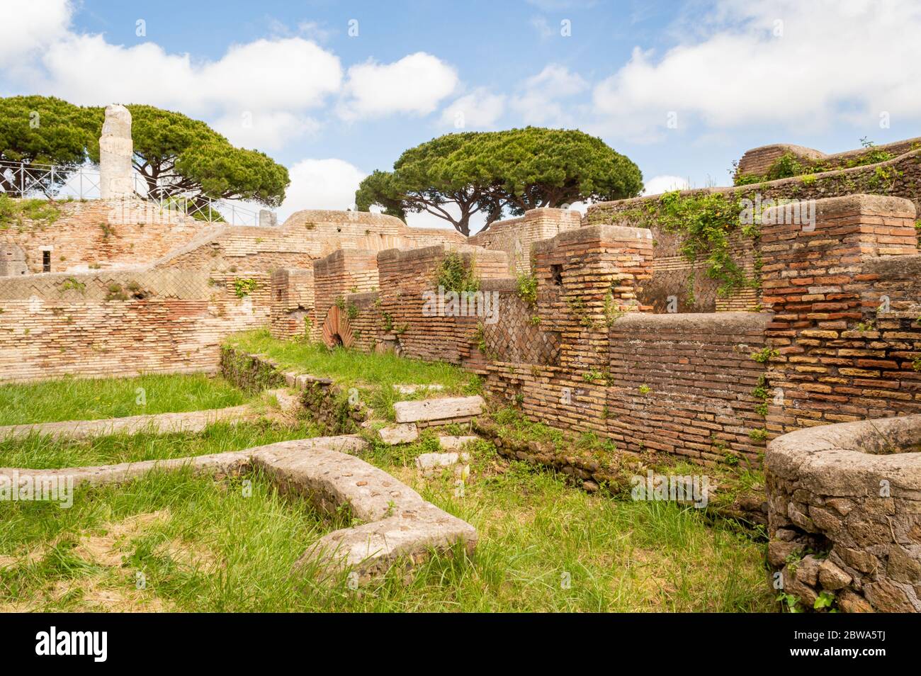Ancient roman city of ostia antica hi-res stock photography and images ...