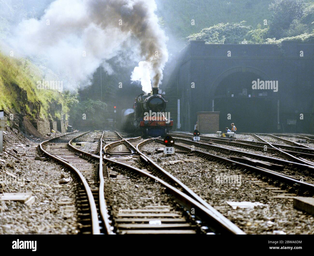 2857 , a 2800 Class Churchward designed (2.8.0) freight loco built 1918 ...