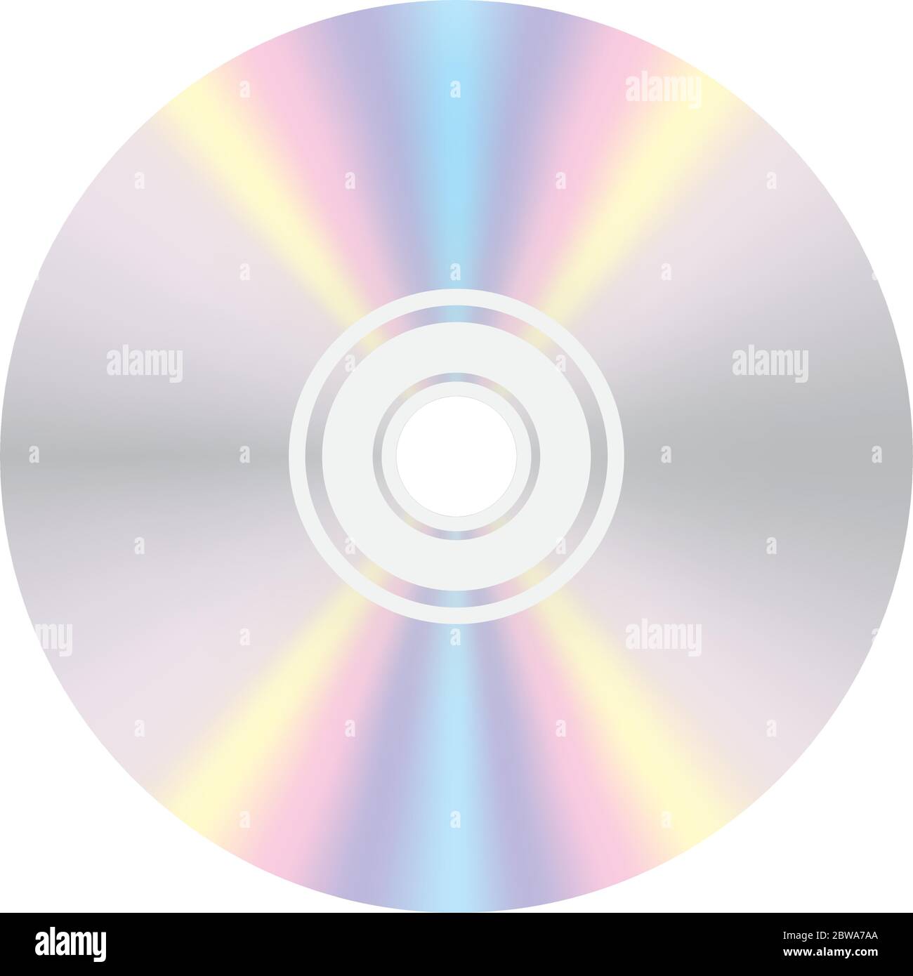 Realistic vector compact disk. Isolated on white background Stock ...