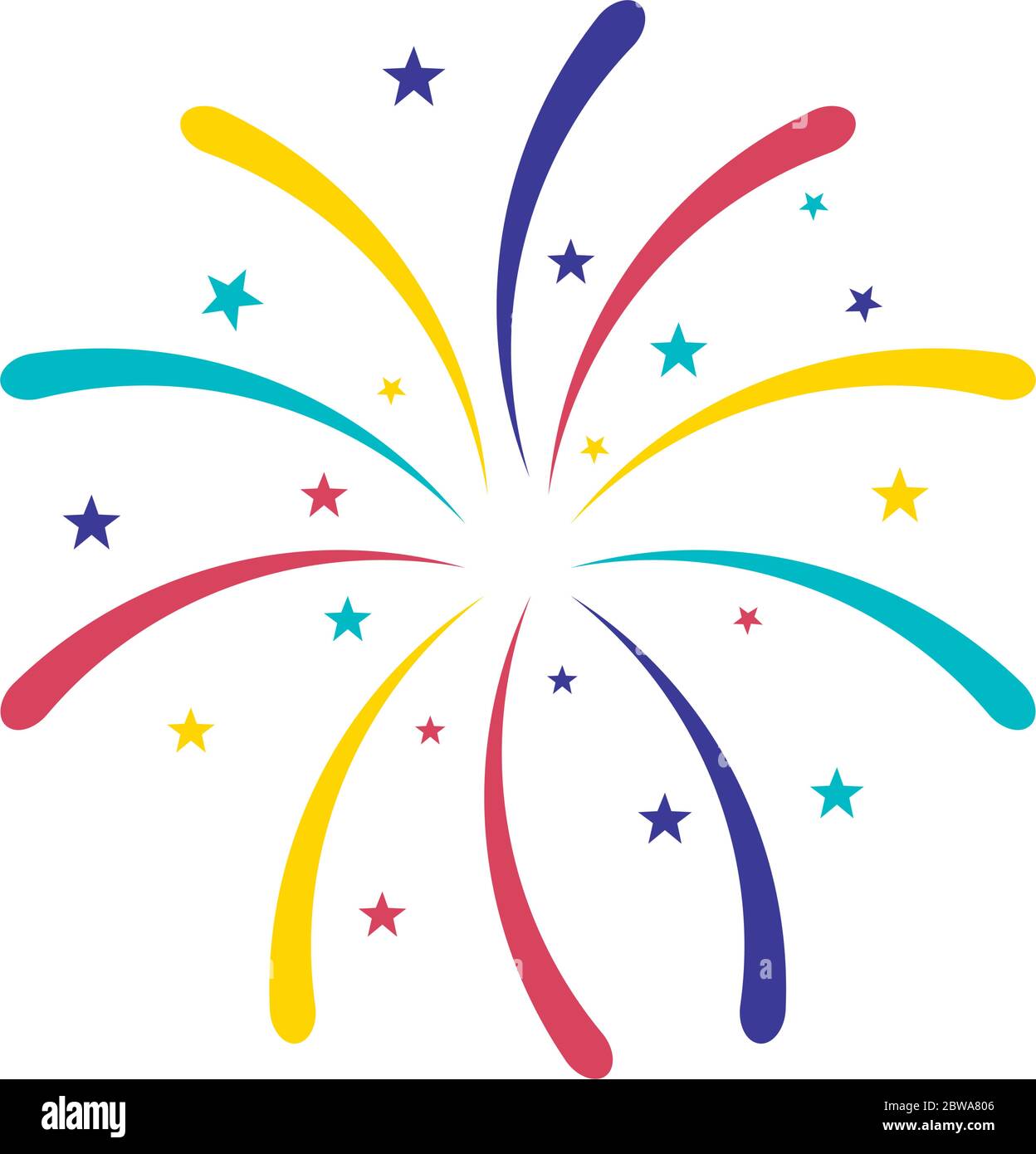 Flashing firework Cut Out Stock Images & Pictures - Alamy