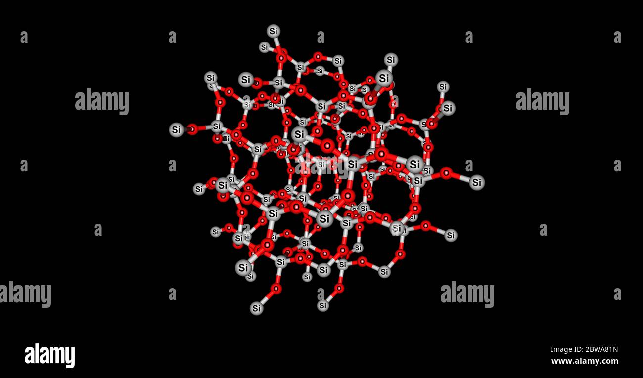 Quartz is a mineral composed of silicon and oxygen atoms in a ...
