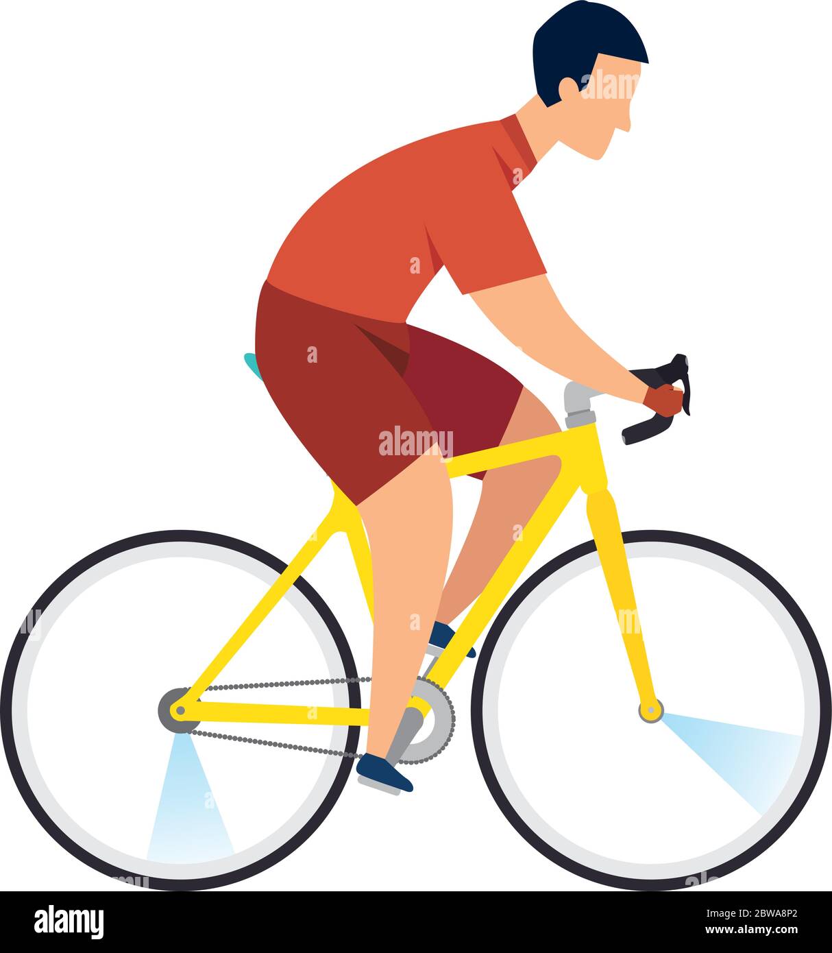 Man racing bike seat hi-res stock photography and images - Alamy