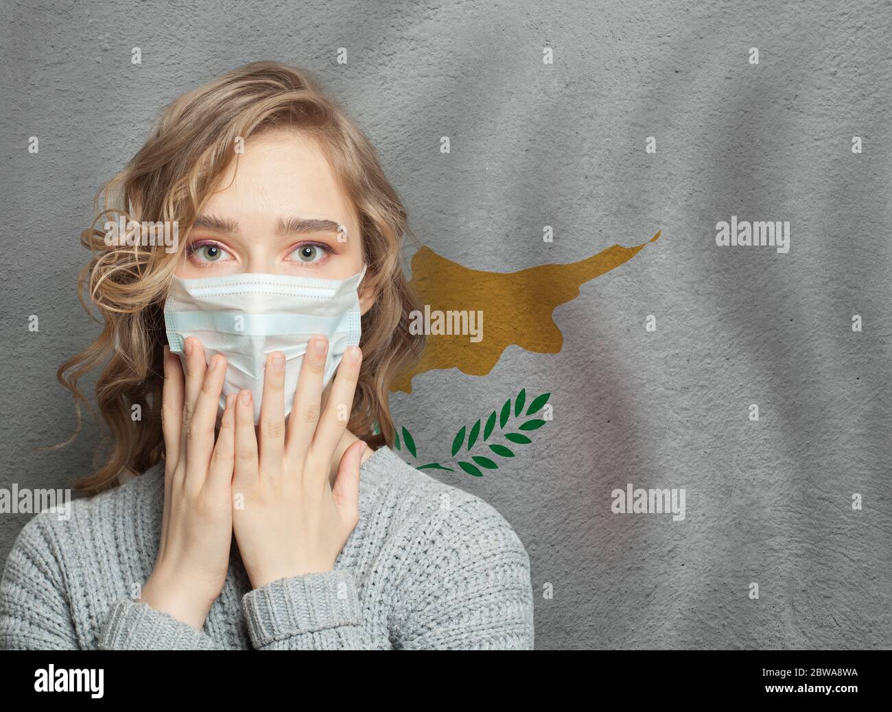 Cypriot girl flag hi-res stock photography and images - Alamy