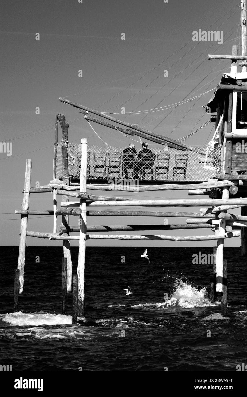 Trebuchet sea Black and White Stock Photos & Images - Alamy