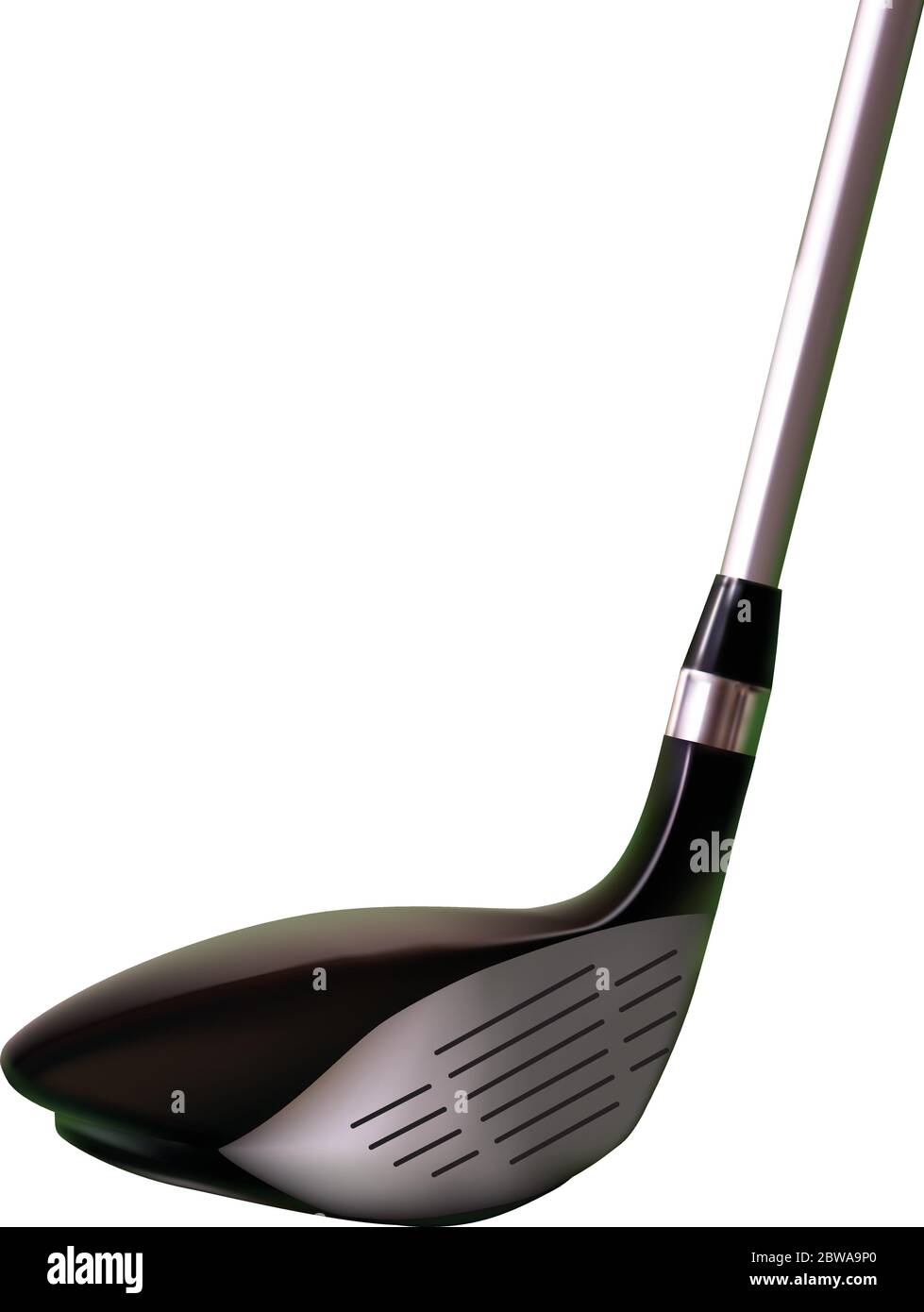 Realistic vector golf club. Isolated in white background Stock Vector ...