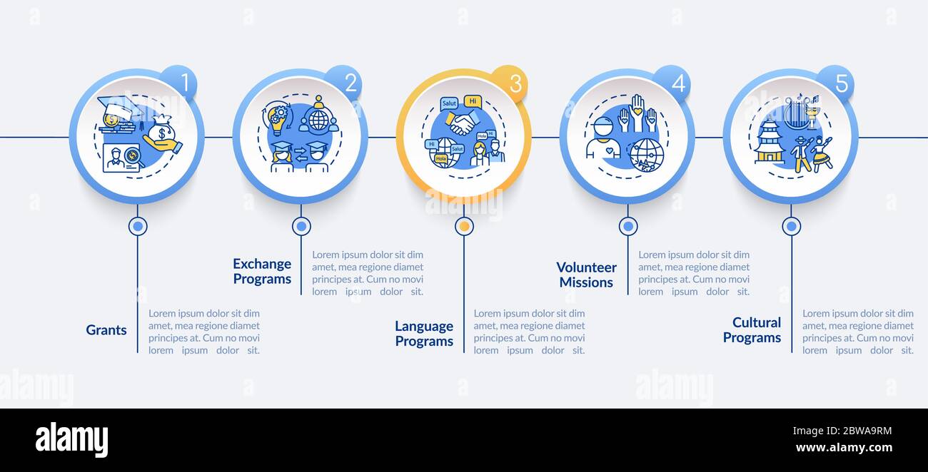 Global exchange vector infographic template Stock Vector Image & Art ...