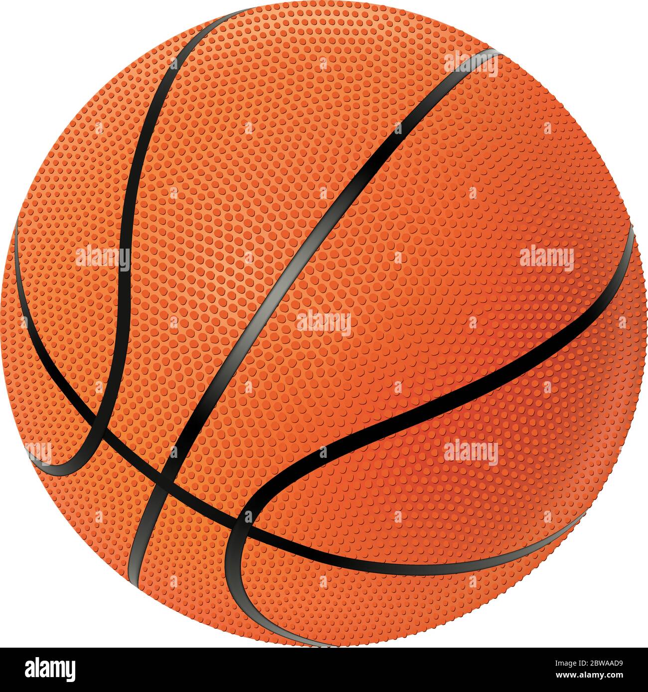 Realistic vector basketball. Isolated on white background Stock Vector ... Realistic vector basketball. Isolated on white background Stock Vector ...