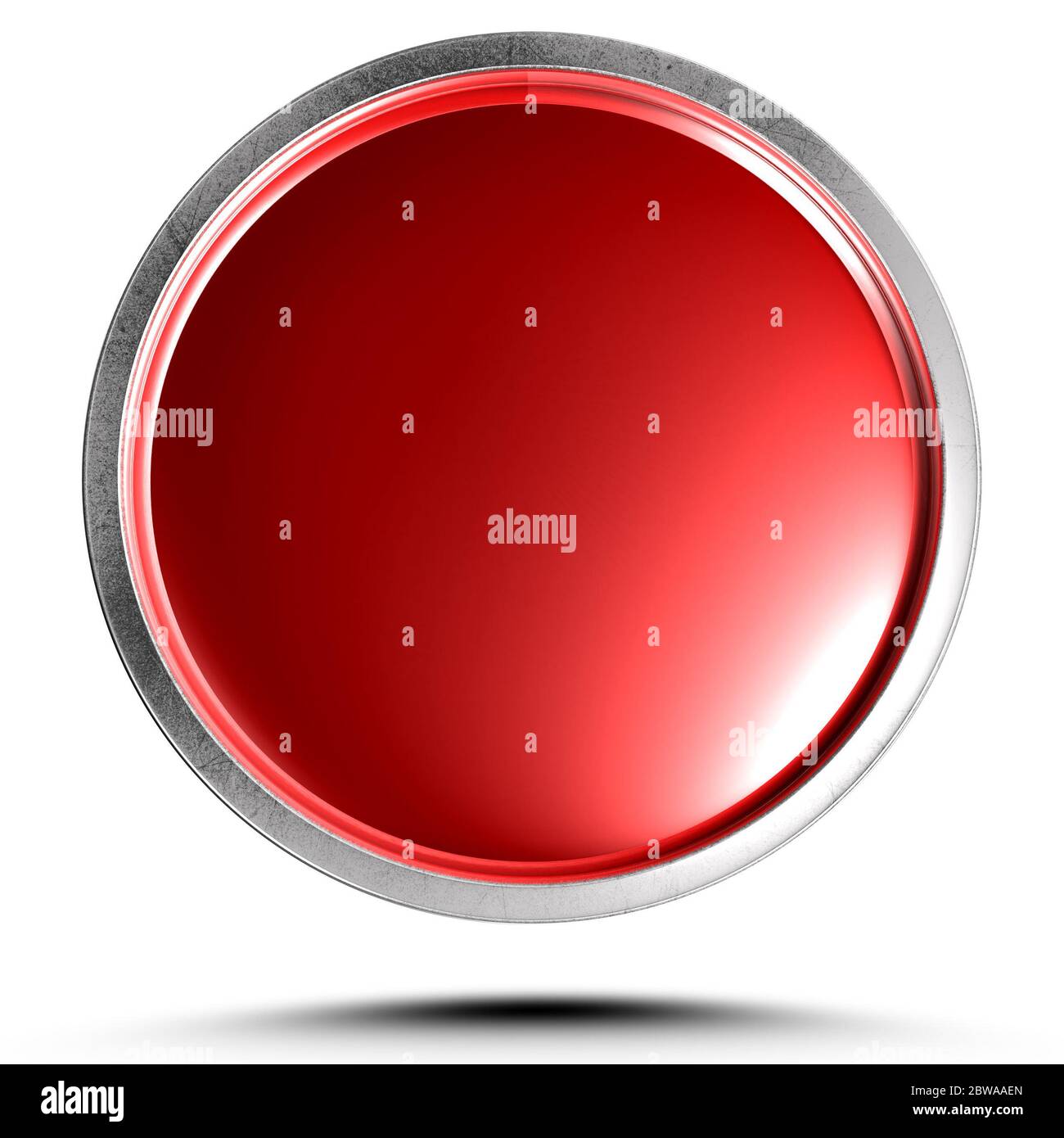Emergency red stop button Cut Out Stock Images & Pictures - Alamy