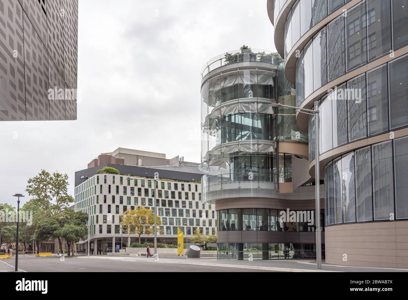 Looking down Jones Street, Ultimo in Sydney at part of three UTS ...