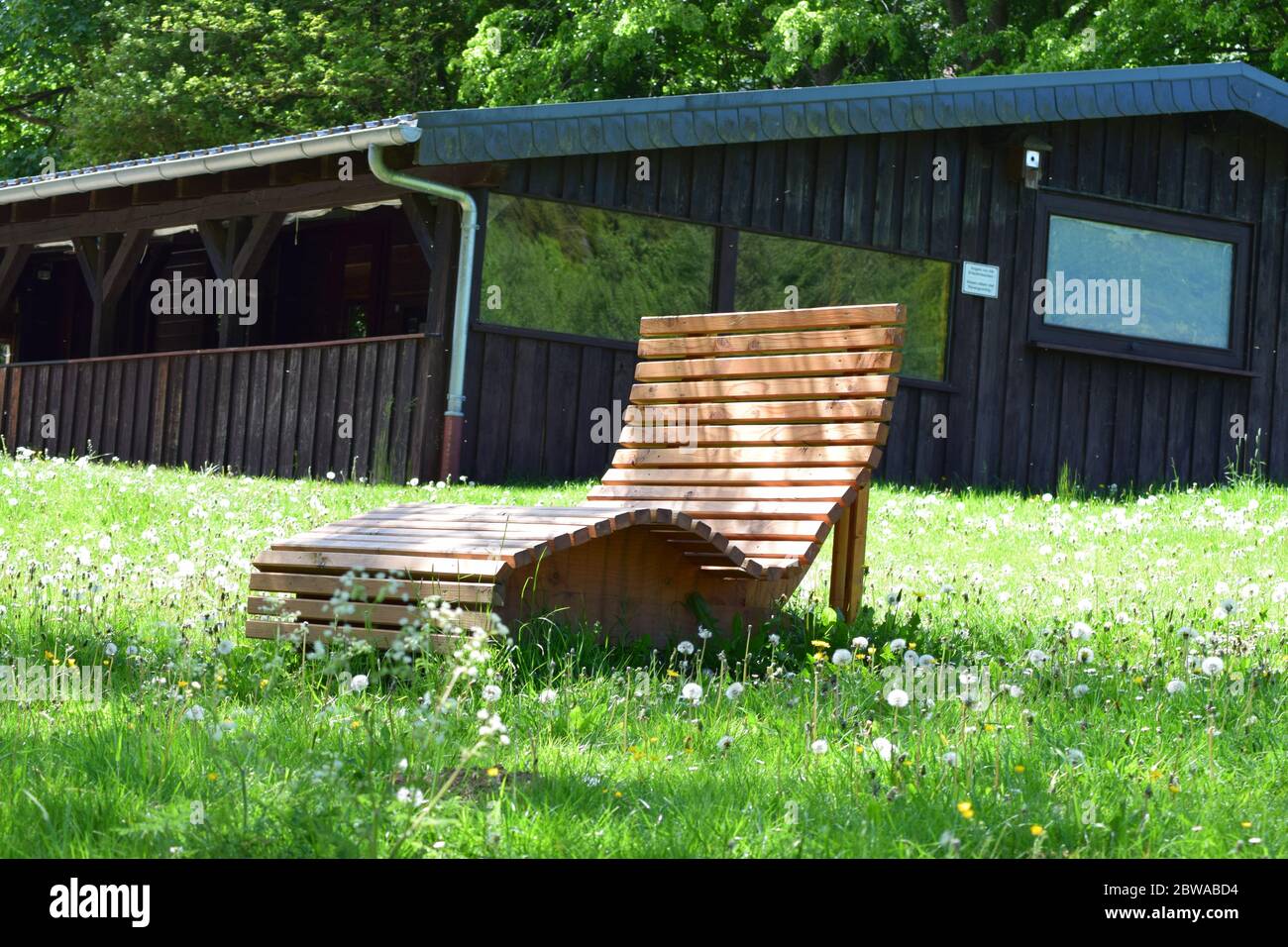Sun bathing seat Stock Photo - Alamy