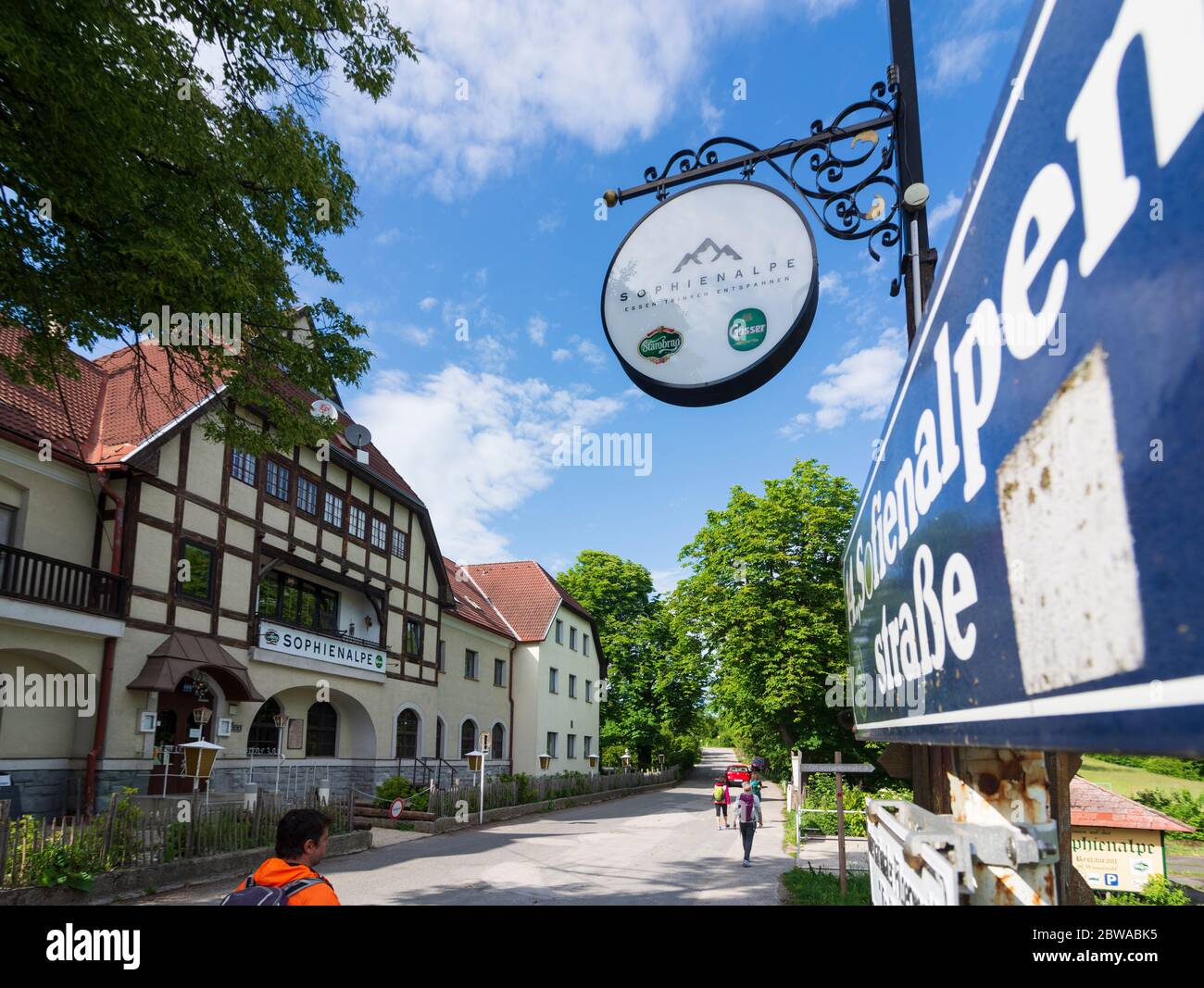 Restaurant sophienalpe in 14 penzing hi-res stock photography and ...