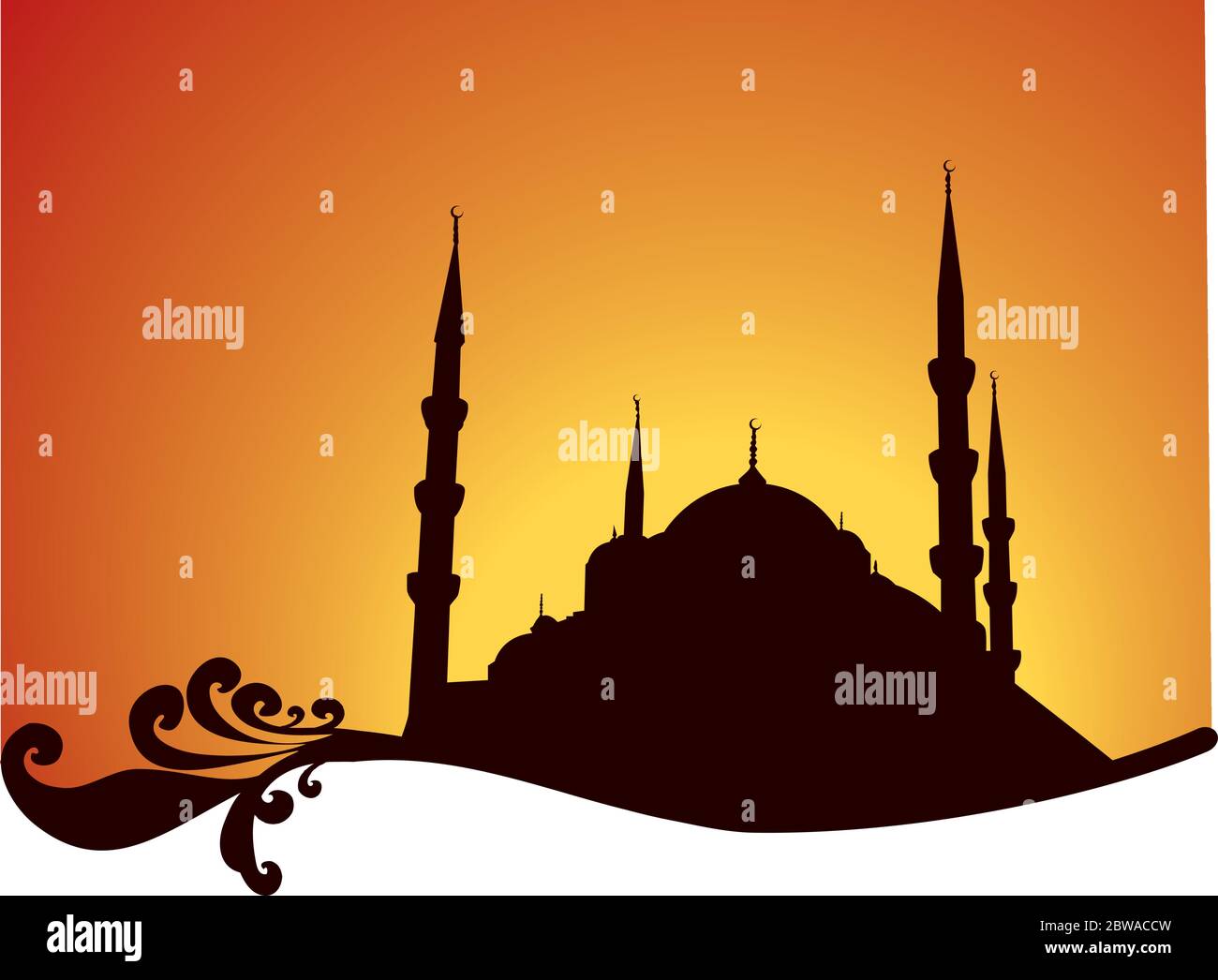 Ottoman art on dome Stock Vector Images - Alamy