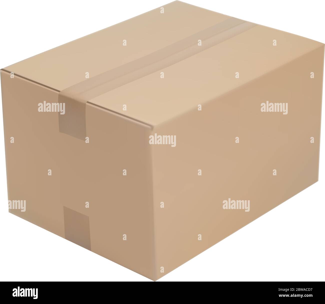 Realistic vector box. Isolated on white background Stock Vector Image ...