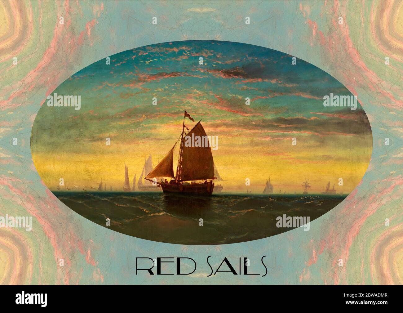 Boston Harbor by Charles Manger. An original reworking of the painting ...