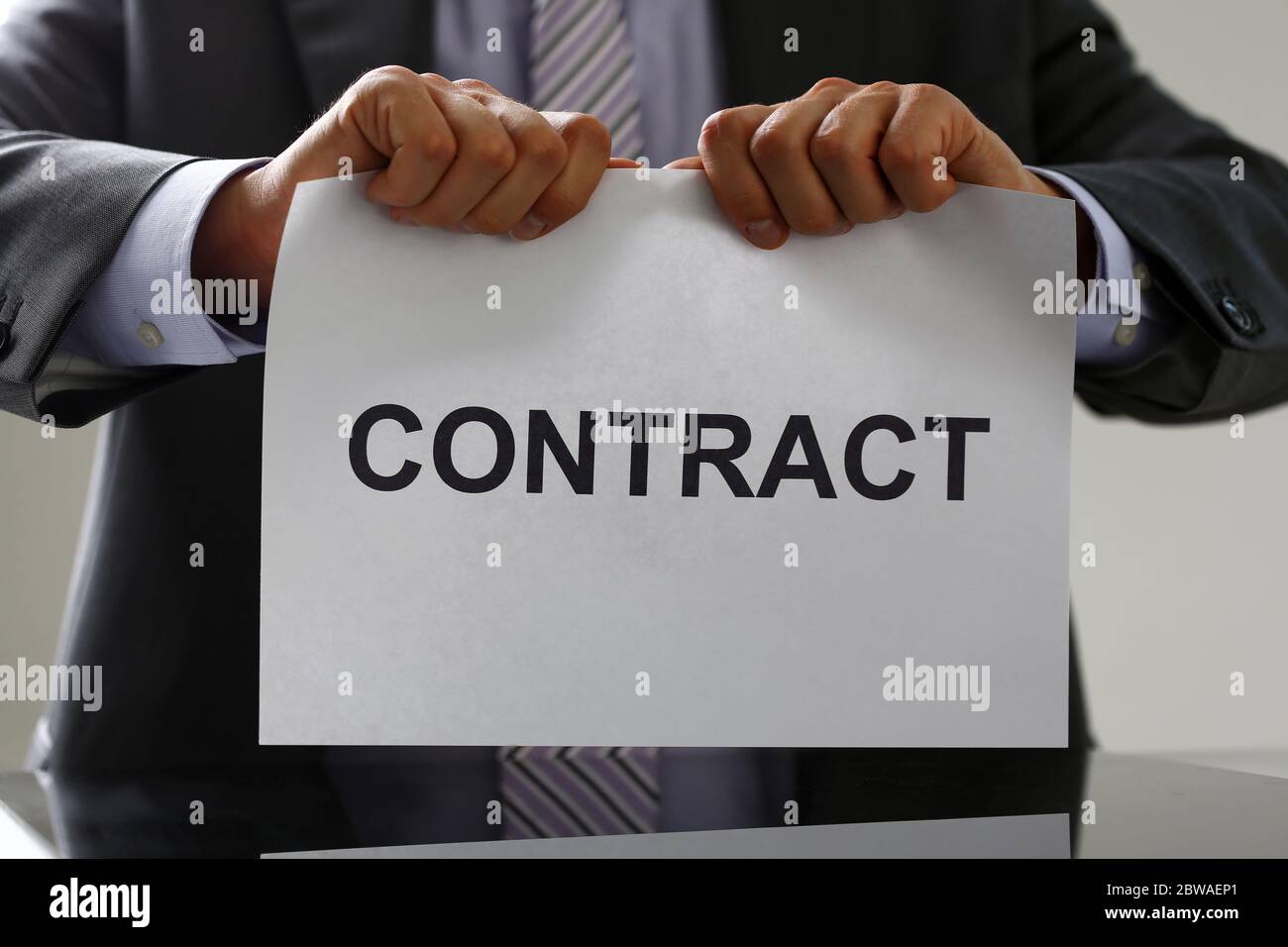 Terminate contract hi-res stock photography and images - Alamy