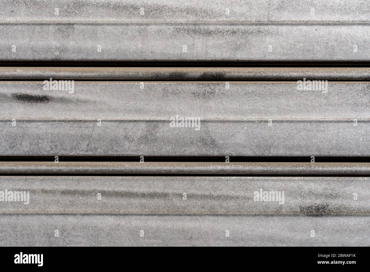 Metal shutter texture silver painted Stock Photo - Alamy
