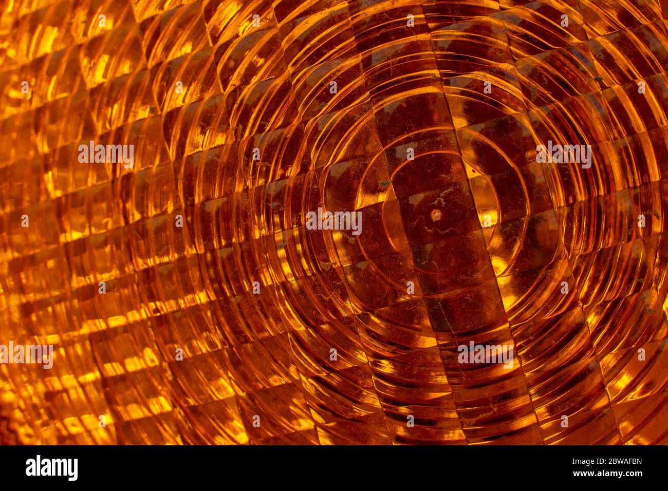 Orange warning light texture. Close-up Stock Photo - Alamy