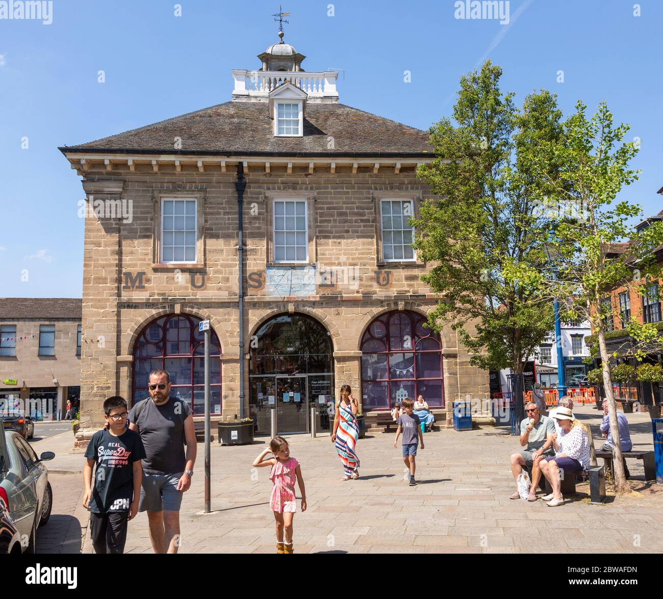 Market Hall museum, Warwick, Warwickshire, England, UK Stock Photo - Alamy
