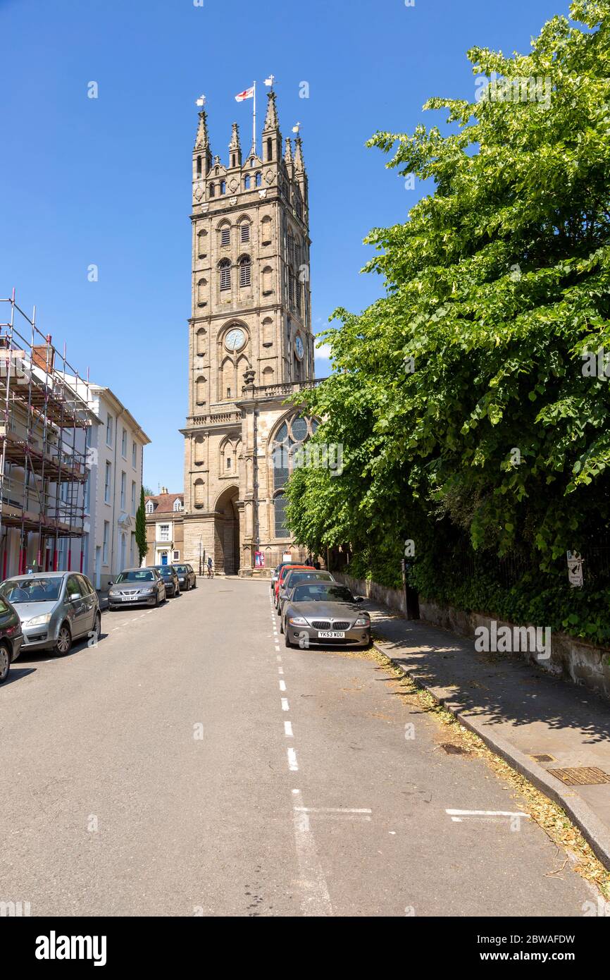 Historic church of Saint Mary, Warwick, Warwickshire, England, UK Stock ...