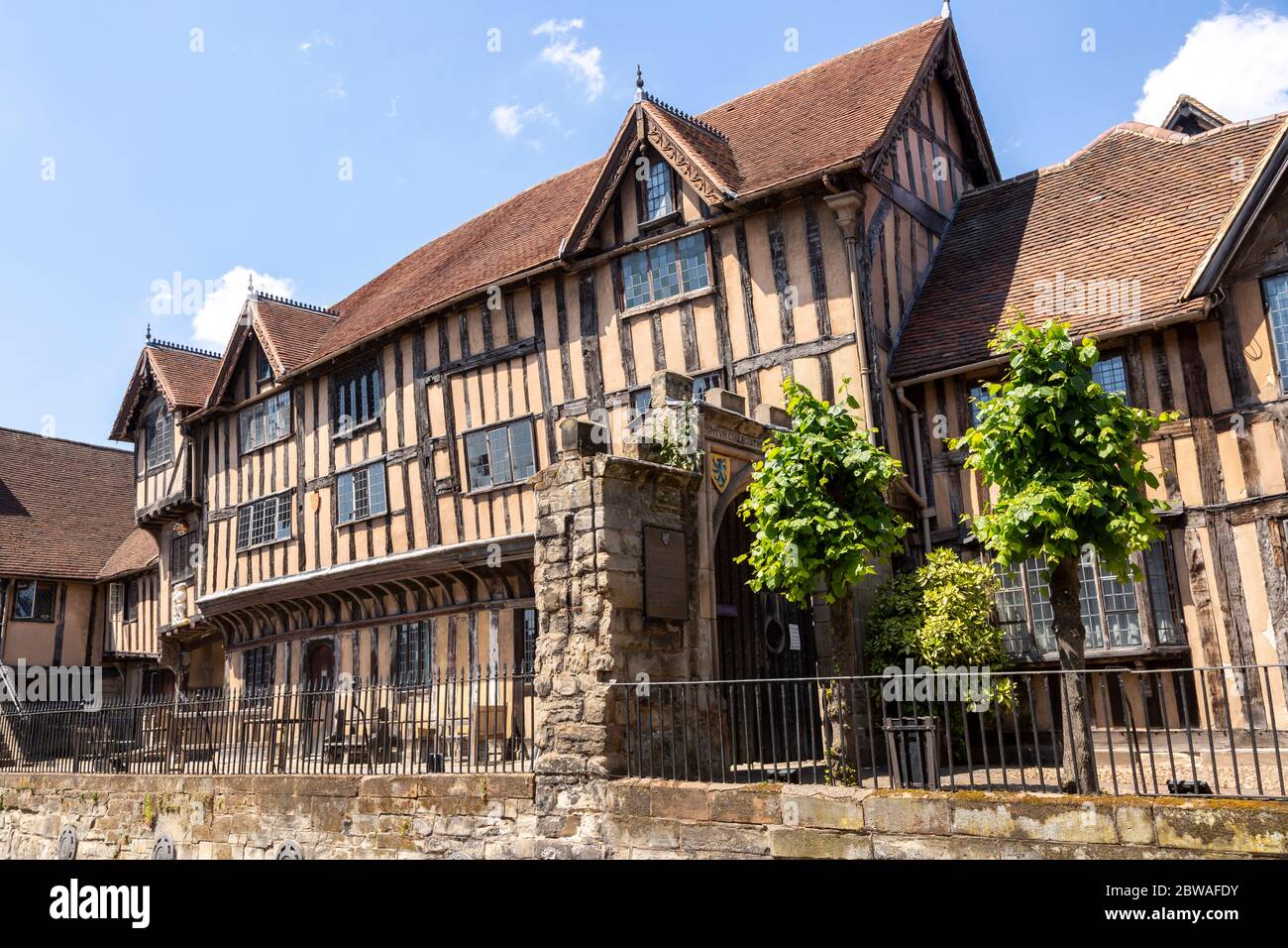 Lord Leycester Hospital medieval buildings, Warwick, Warwickshire ...