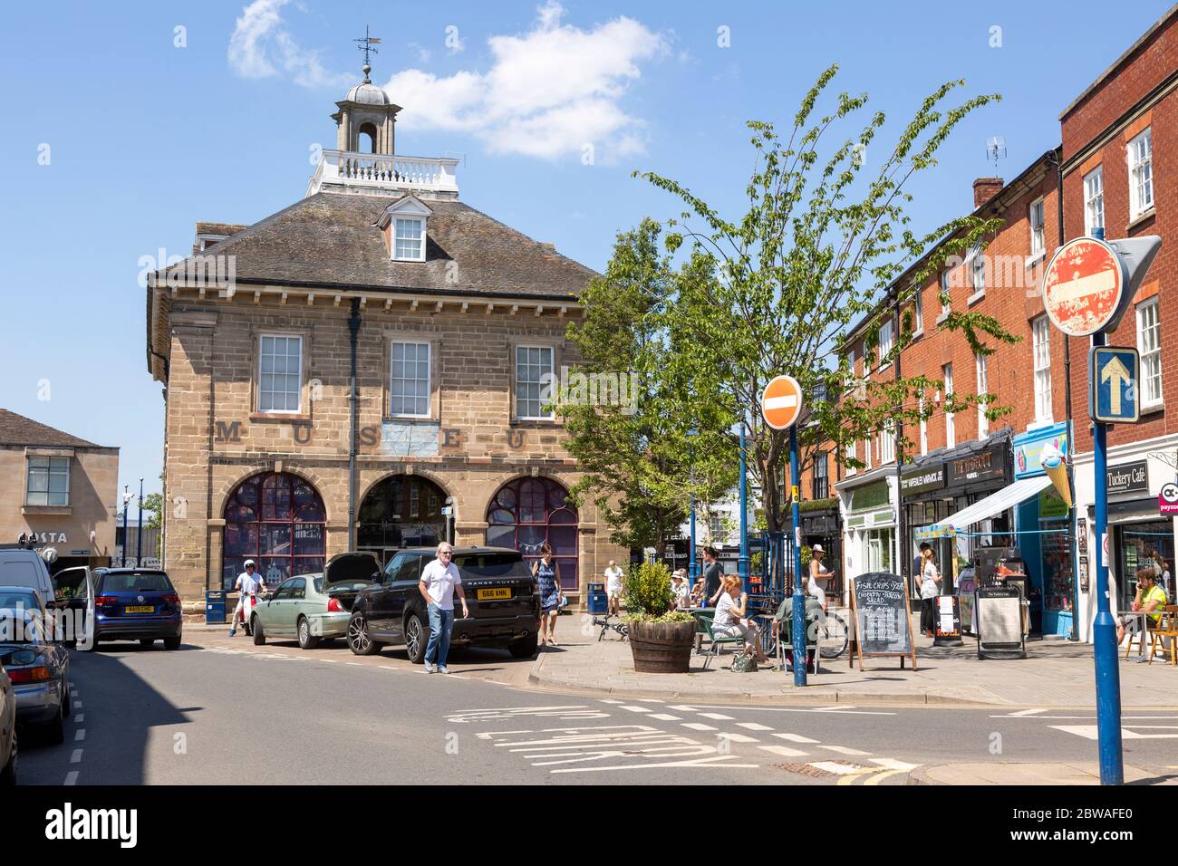 Market Hall museum, Warwick, Warwickshire, England, UK Stock Photo - Alamy