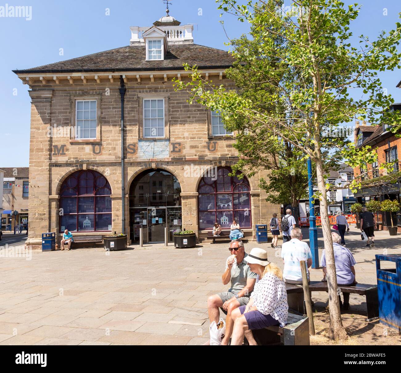 Market Hall museum, Warwick, Warwickshire, England, UK Stock Photo - Alamy