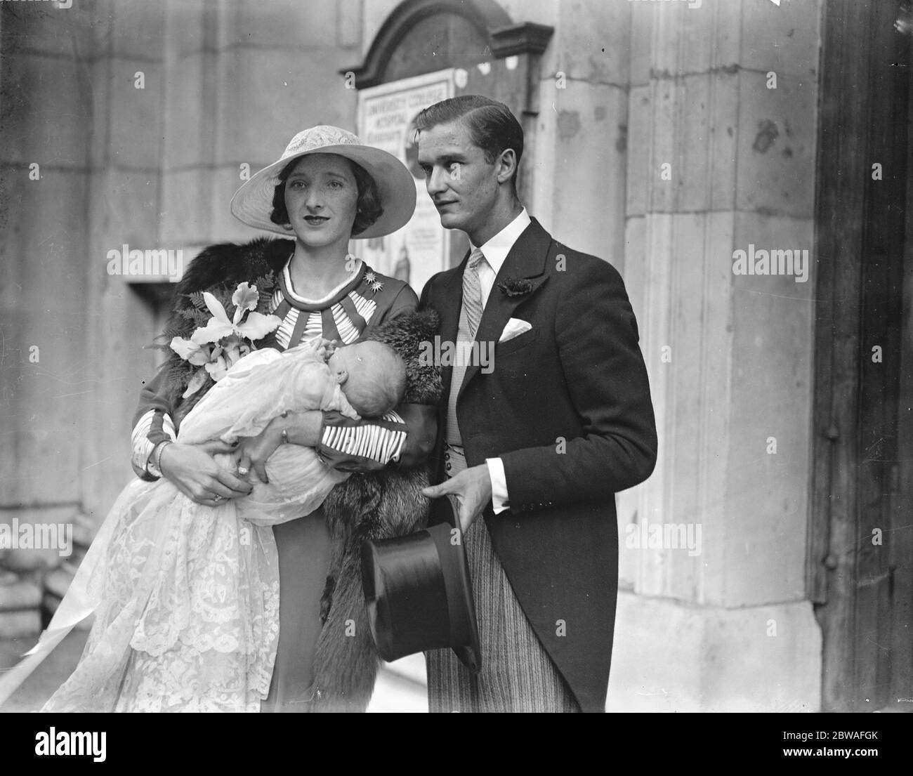 Lord and Lady Selby and their infant daughter , after the latter ' s ...