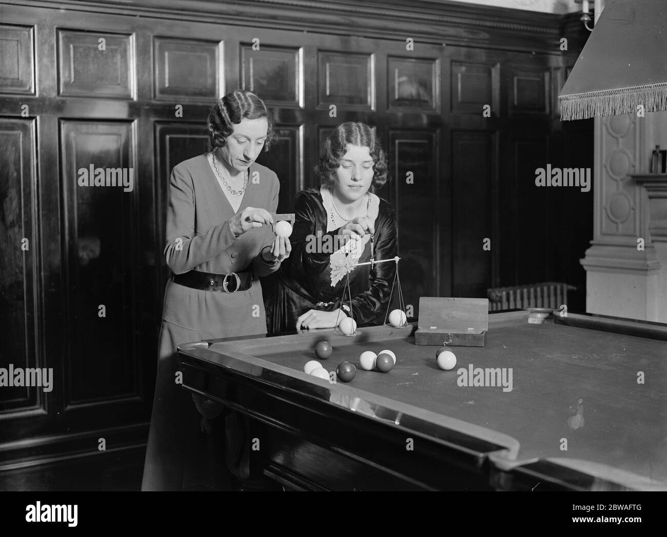 Womens Amateur Billiards Championship at the Burwat Hall , Soho Square ...