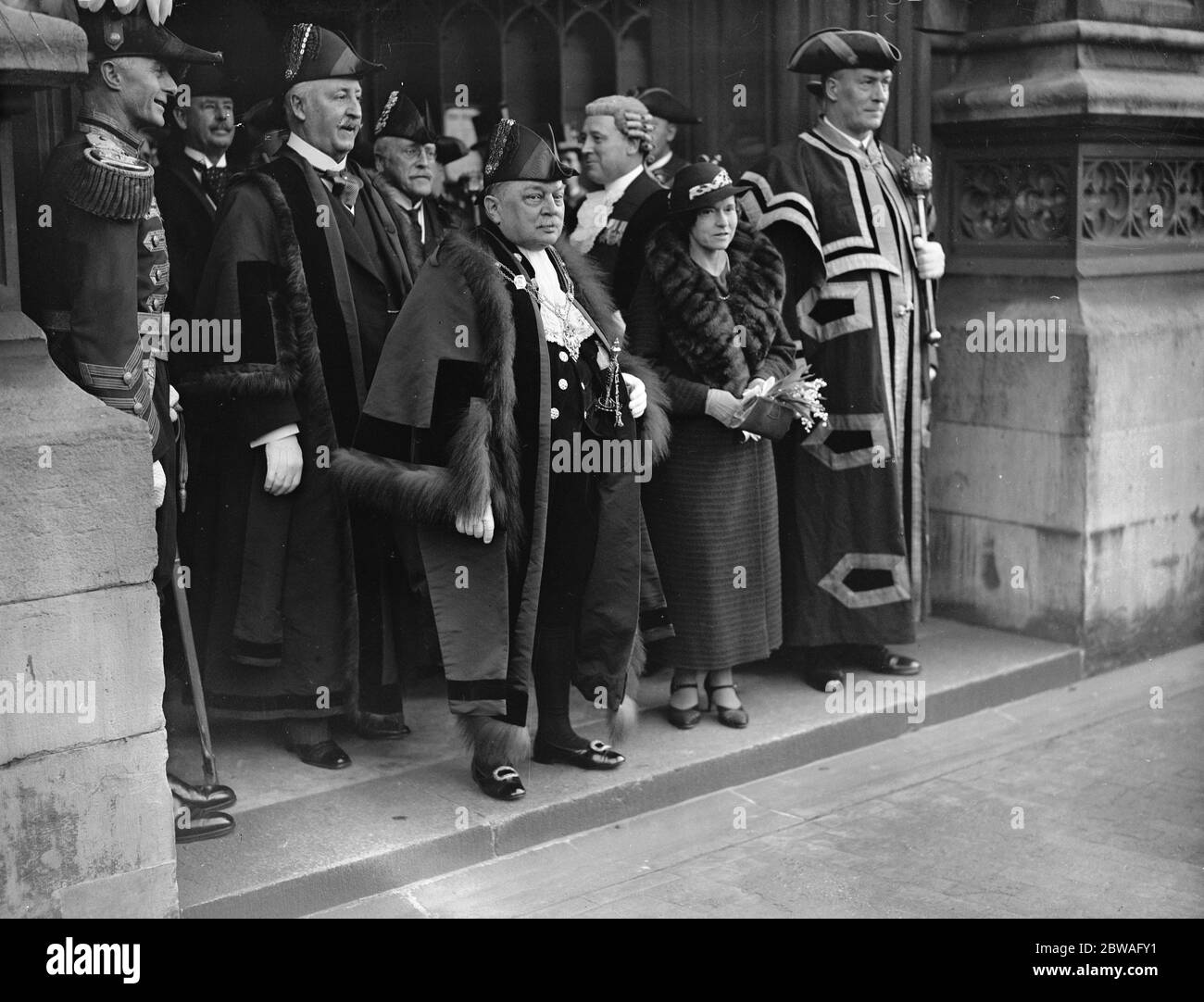 The Lord Chancellor , the Right Honourable Viscount Sankey , receiving ...