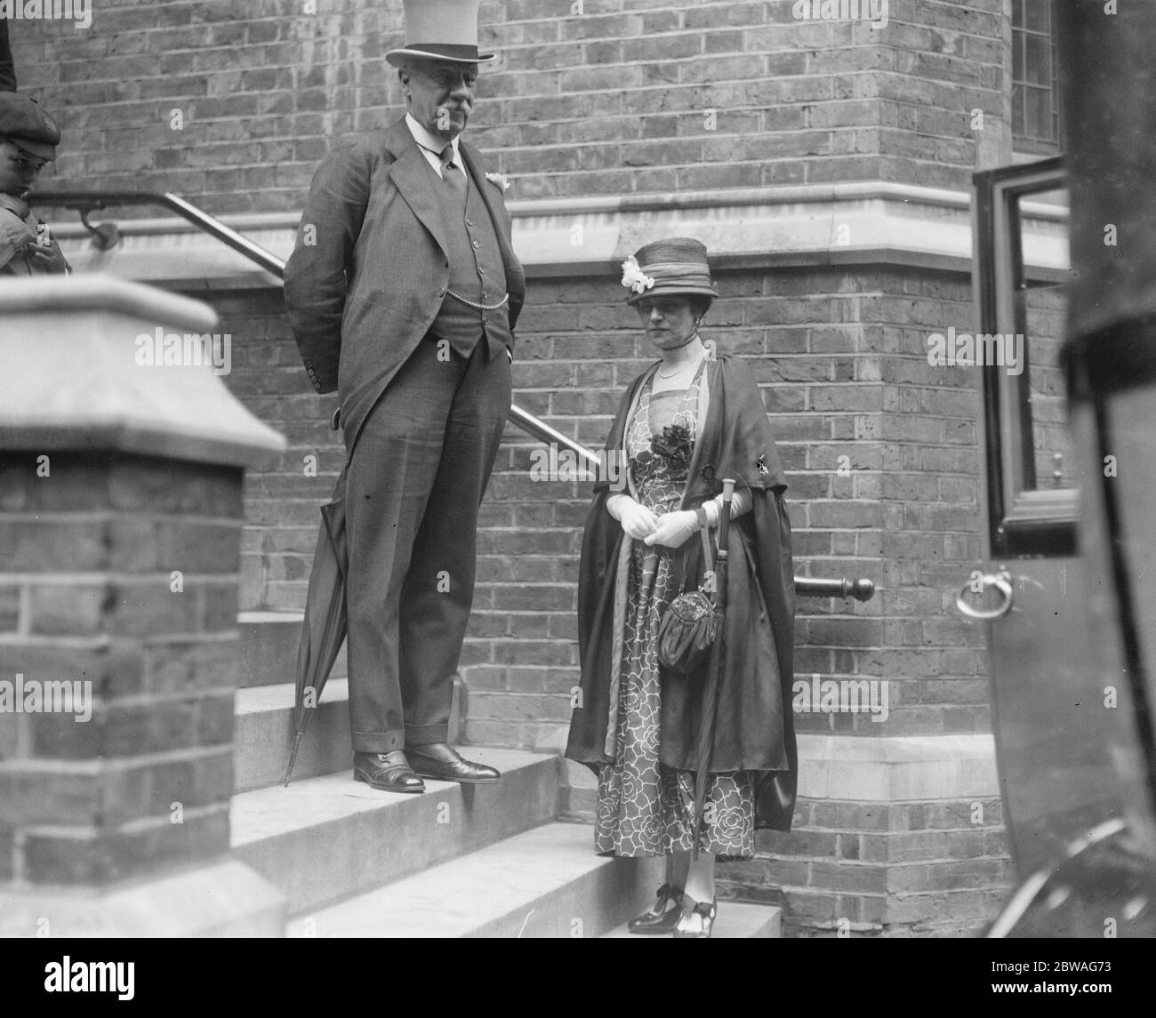 Christening of baby daughter of Sir Trevor and Lady Wheeler Sir Ernest ...