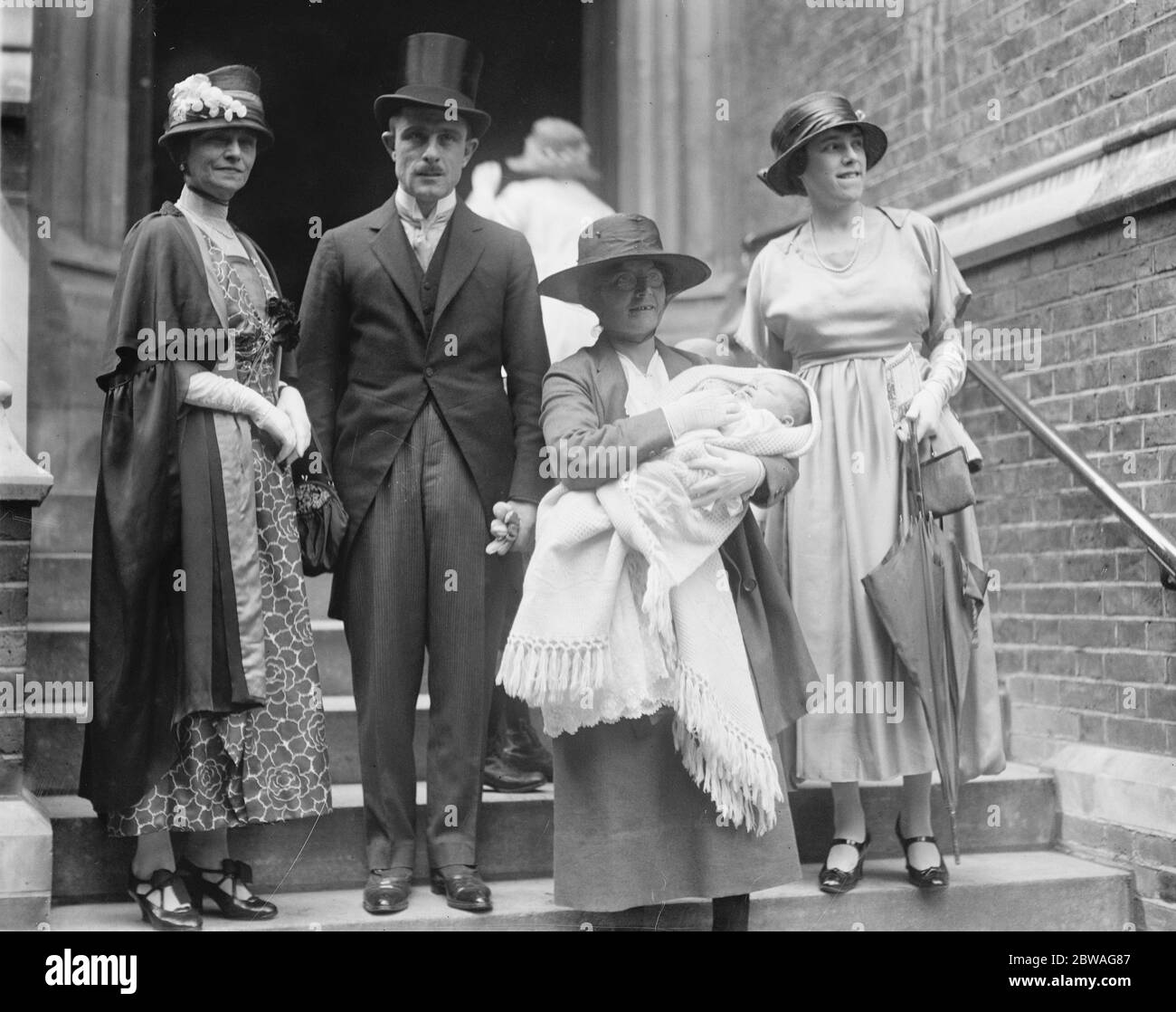 Christening of baby daughter of Sir Trevor and Lady Wheeler Lady Birch ...