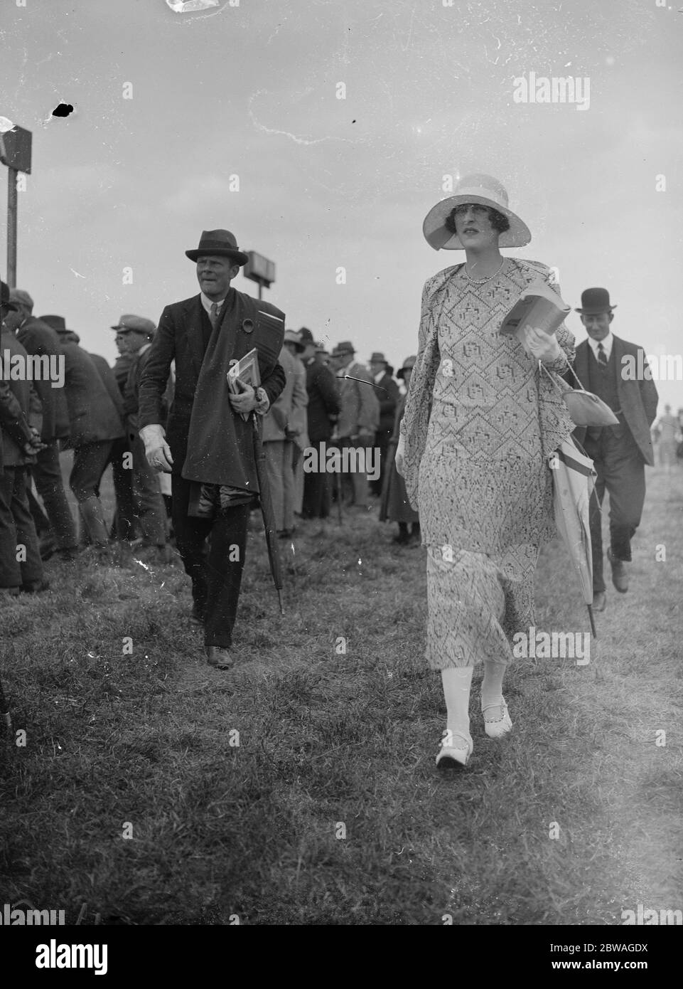 The Royal Agriculture Show at Leicester . Mrs Hubert Loder 1924 Stock ...
