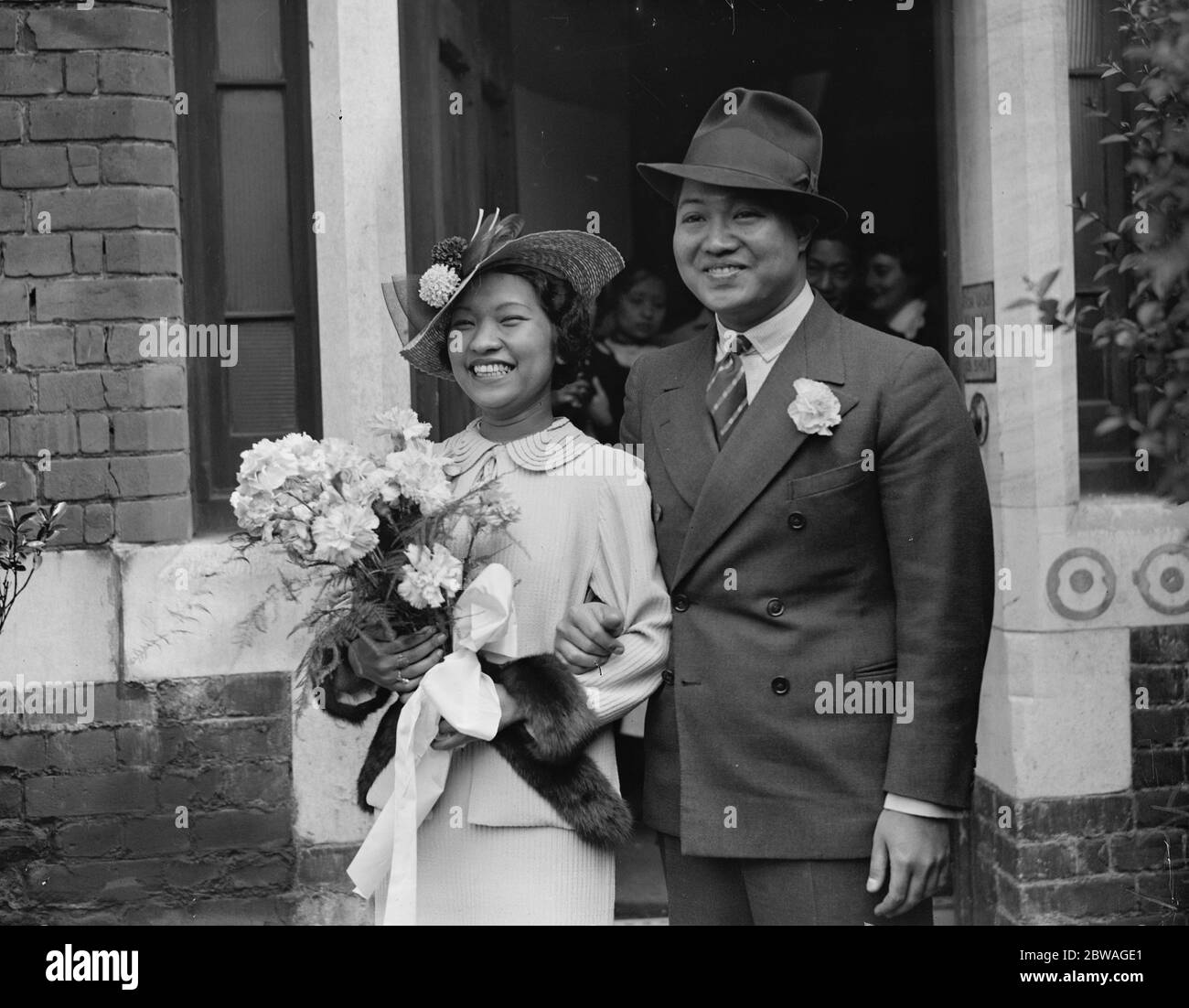 Wedding of Mr Mom Chac Arjuna Svasti , secretary to the ex - King of ...