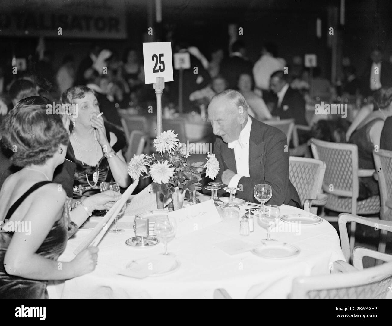 At the Golf Ball held at Grosvenor House , London , in aid of St Mary ...