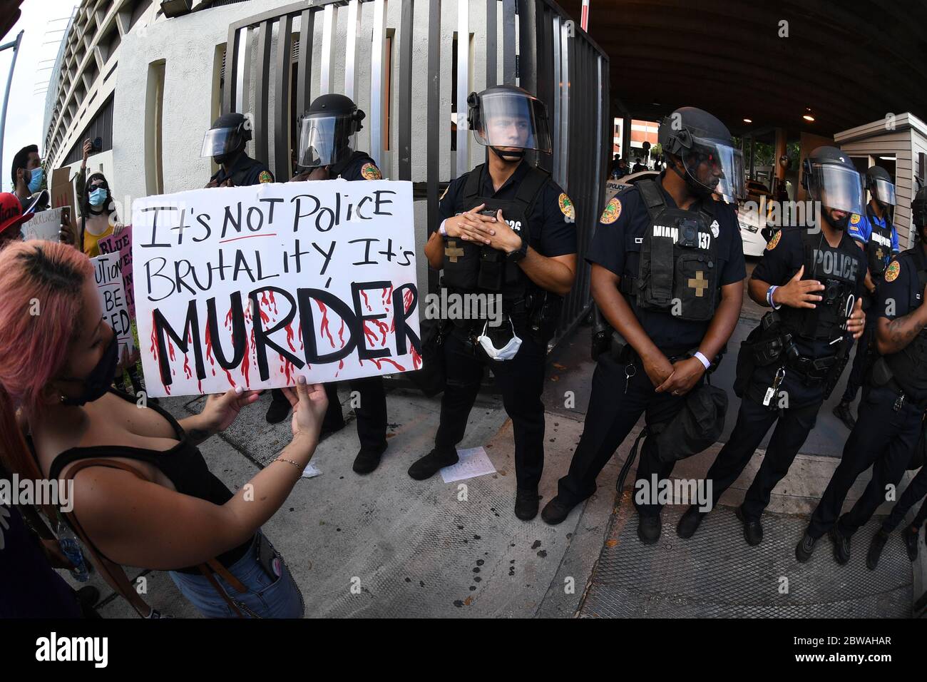 Protestors miami may 30, 2020 hi-res stock photography and images - Alamy